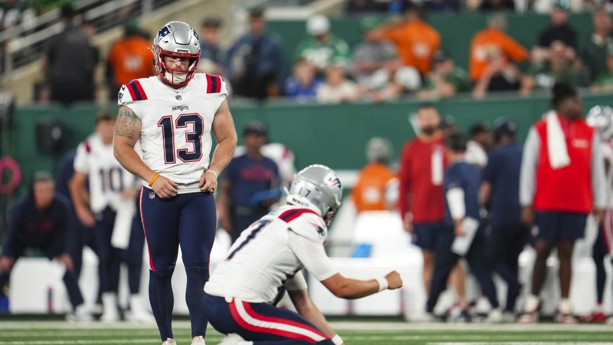 Joey Slye drills longest field goal in Patriots history – NBC Sports ...